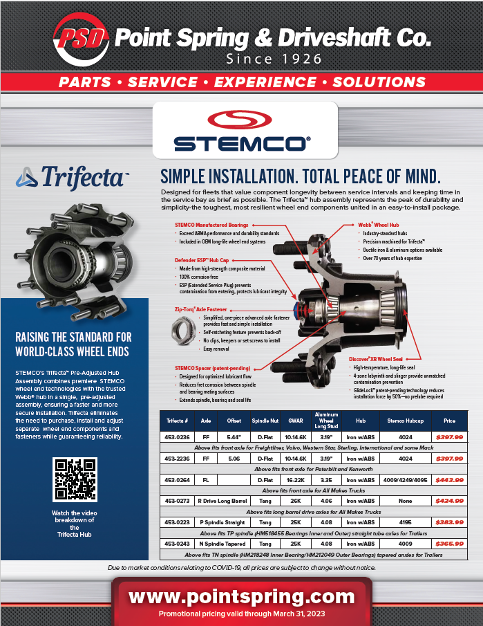 Specials | Point Spring & Driveshaft Co.